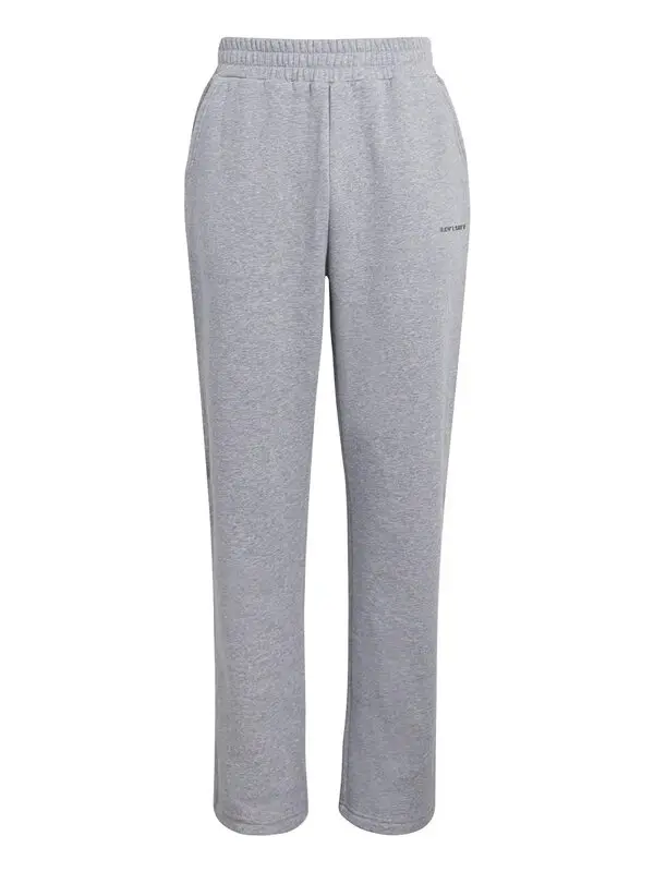 PULCO STUDIOS Cotton-blend Wide-leg Sweatpants - Grey