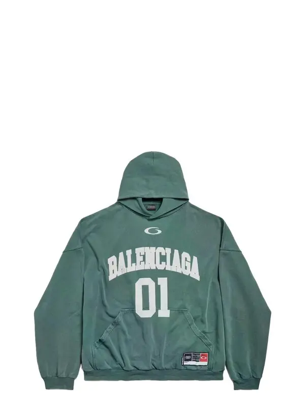 Balenciaga Cotton Hoodie - Green