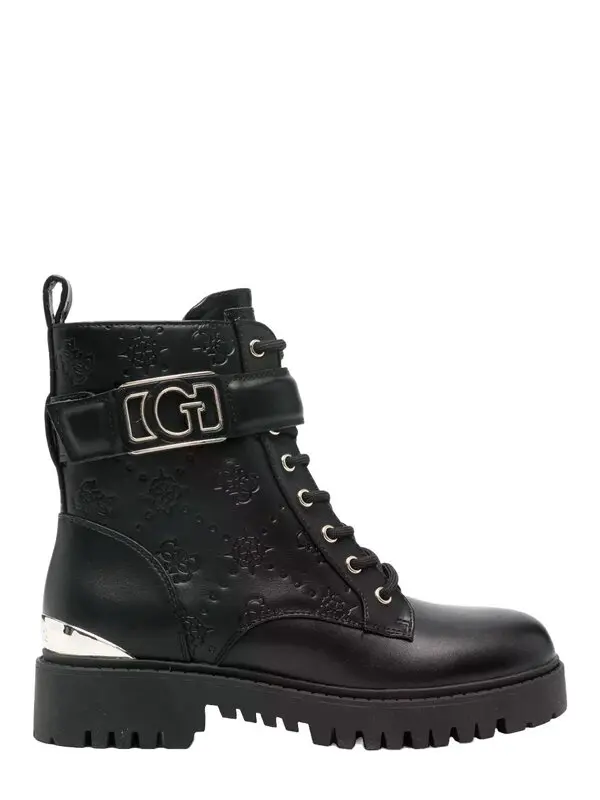 Guess 40mm Oranda 4g Combat Boots - Black