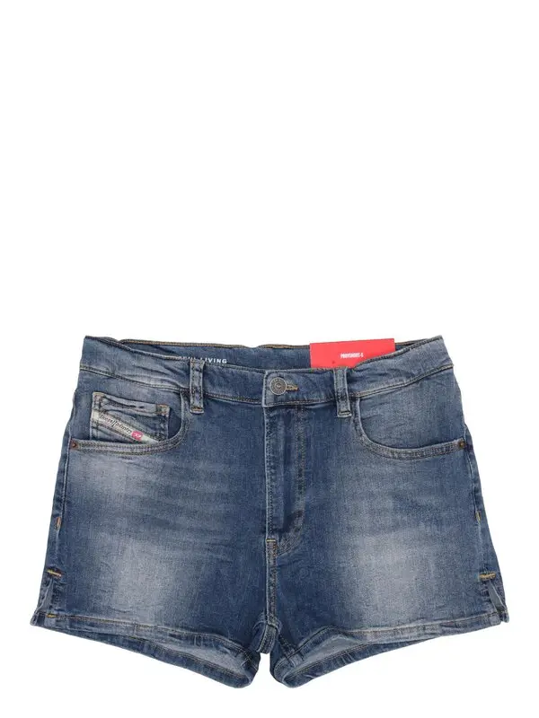 DIESEL® Denim Stretch Shorts - Denim Medio