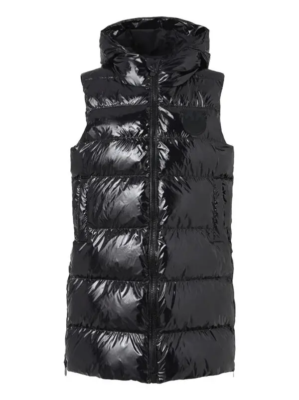 Pinko Graffetta Nylon Vest - Black