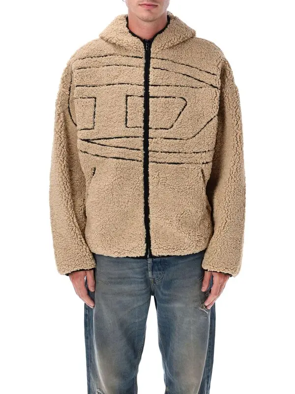 DIESEL Fleece Jacket - Beige