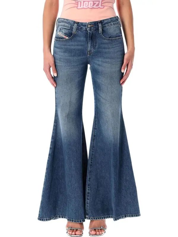 DIESEL Flare Jeans - Blue