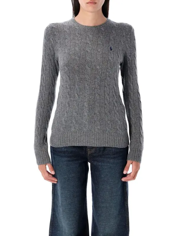 Ralph Lauren Cable Knit Sweater - Flannel Grey