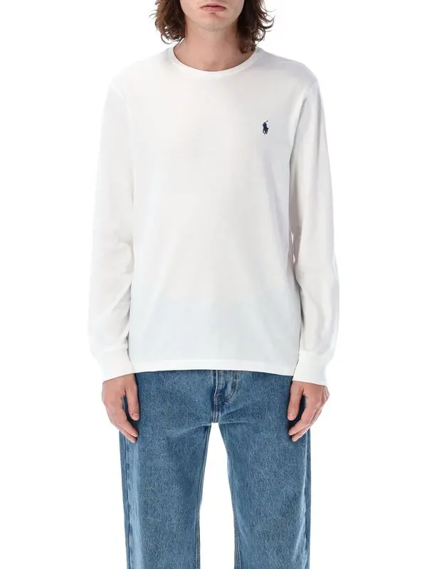 Polo Ralph Lauren Classic Fit Jersey Long-sleeve T-shirt - White
