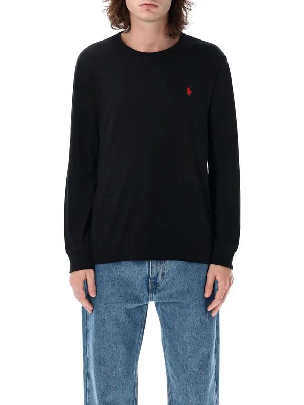 Polo Ralph Lauren Classic Fit Jersey Long-sleeve T-shirt - Black