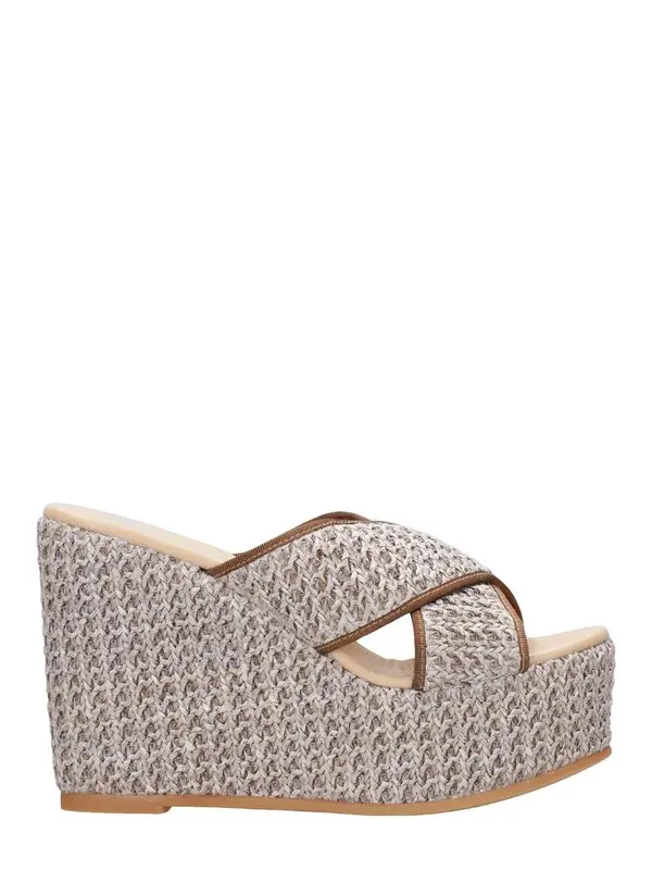 ESPADRILLES Wedge Sandals - Brown