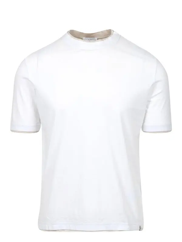 PAOLO PECORA Crew Neck T-shirt - White