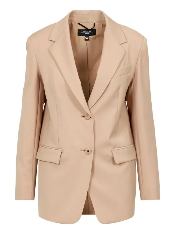 Max Mara Single-breasted Blazer - Beige