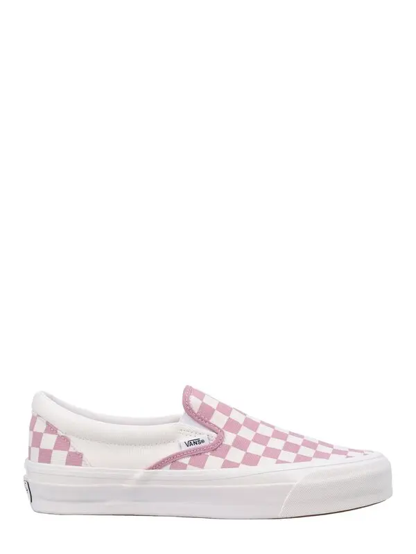 VANS Classic Slip-on Sneakers - Checkerboard Pink Dawn