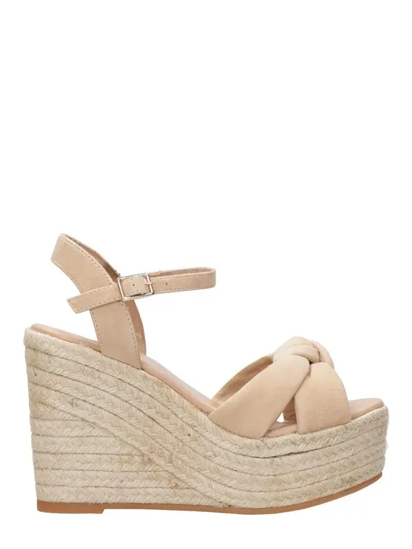 ESPADRILLES Wedge Sandals - Camel