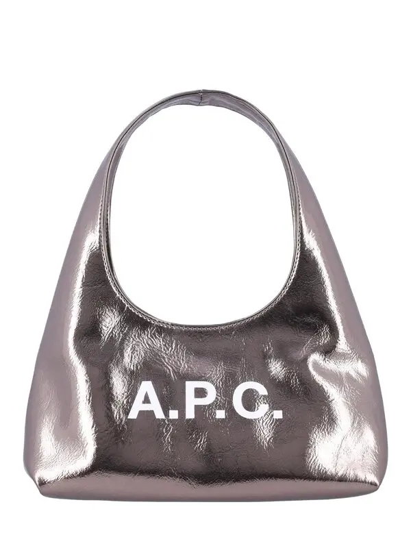 A.p.c. Baby Ninon Shoulder Bag - Silver
