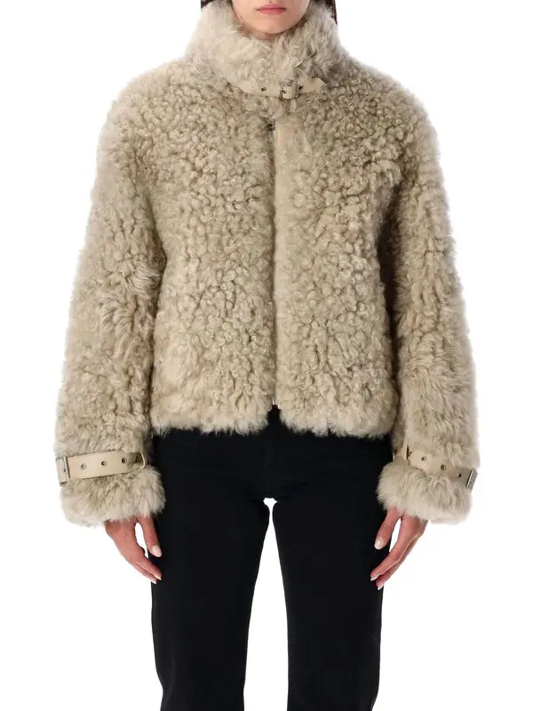 SWORD 6644 Shearling Jacket - Pearl