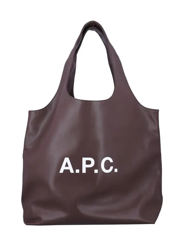 A.p.c. Ninon Tote Bag - Dark Brown