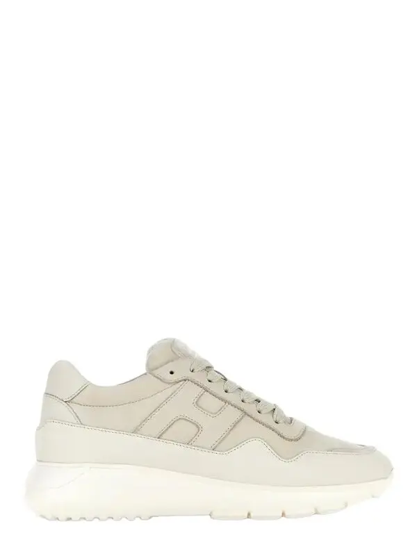 Hogan Interactive Nubuck Sneakers - Ivory