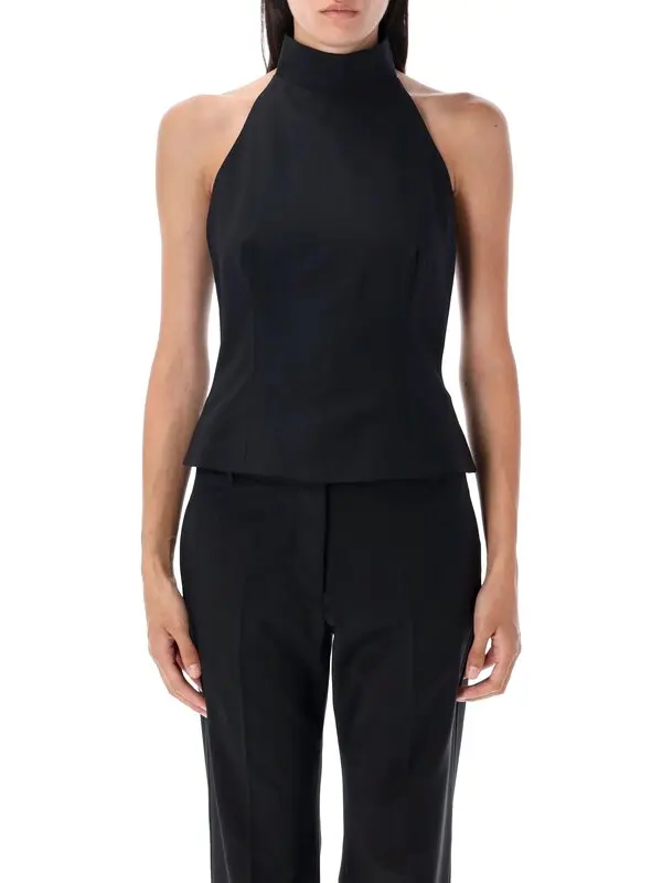 Remain Birger Christensen Halter Top - Black