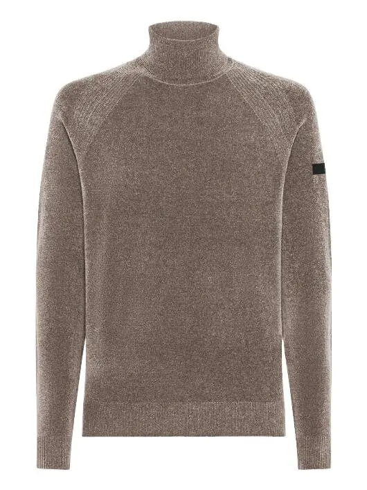 RRD Velvet Turtleneck Knit - Brown