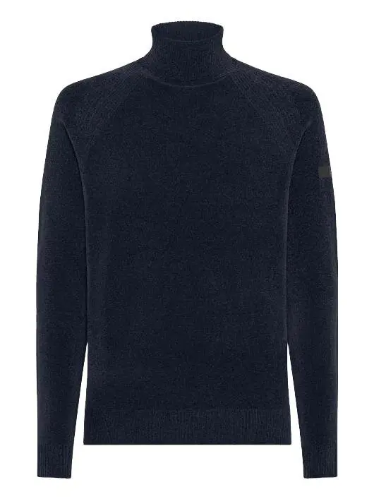 RRD Velvet Turtleneck Knit - Blue