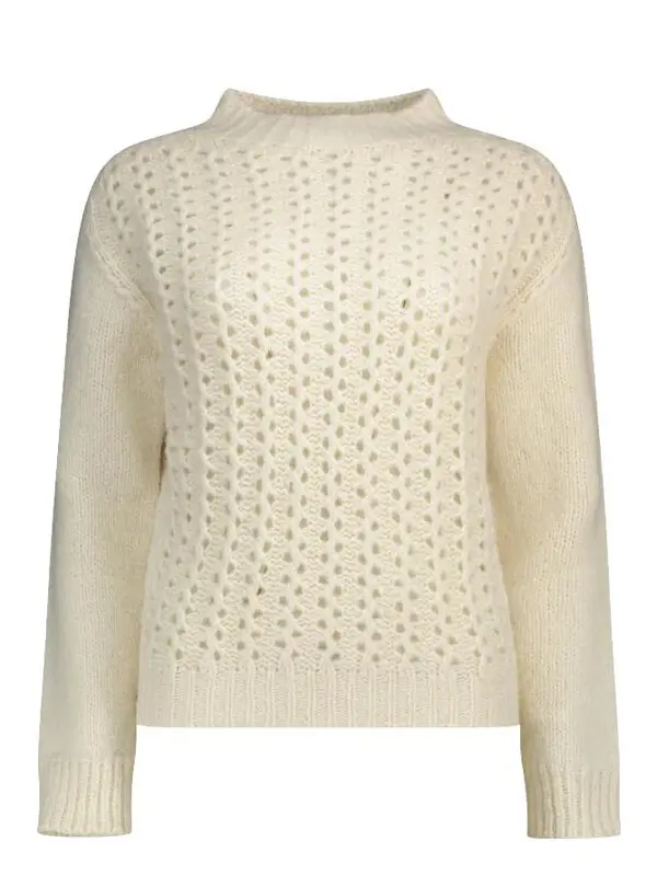 DONDUP Alpaca Wool Sweater - White
