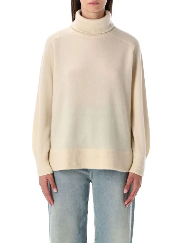 American Vintage Pullover Turtleneck Sweater - Nature Nude