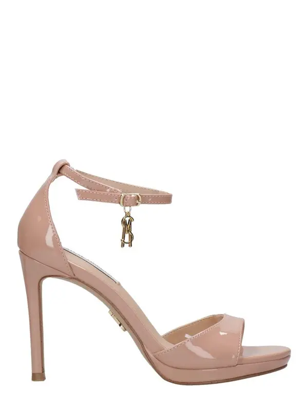 Steve Madden Patent Leather Stiletto Sandal - Pink