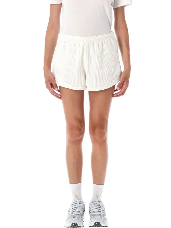 Nike Ribbed Knit Shorts - Sail