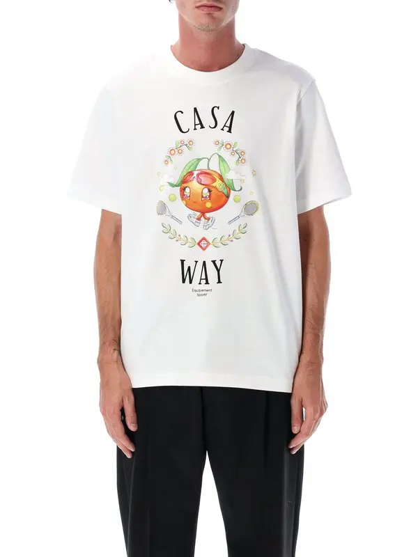 Casablanca T-shirt - Bright White Jersey
