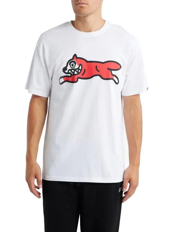 ICECREAM Running Dog Graphic T-shirt - White