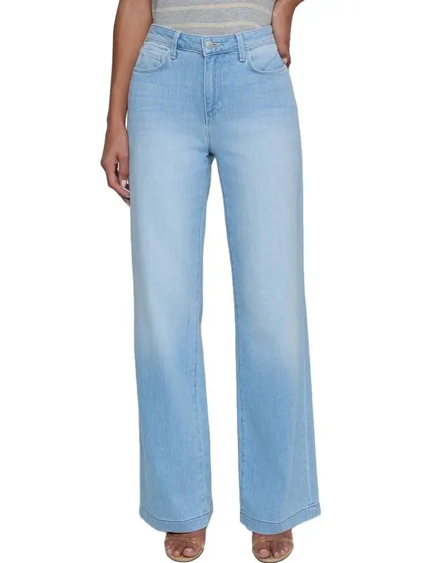 L'Agence Scottie High-waist Wide-leg Jeans - Bayridge