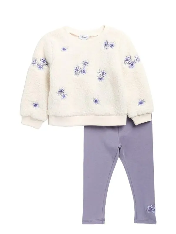 Splendid Floral Fleece Set - Moonstone Floral
