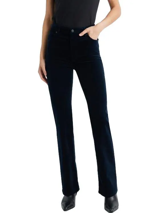 FRAME The Reboot High Waist Bootcut Corduroy Jeans - Navy