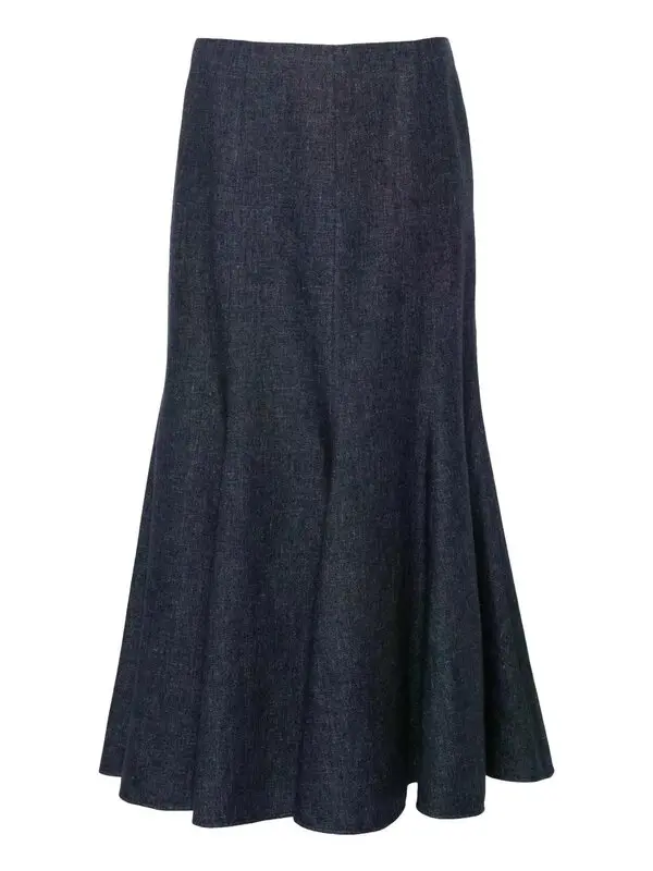 Gabriela Hearst Amy Midi Skirt - Blue