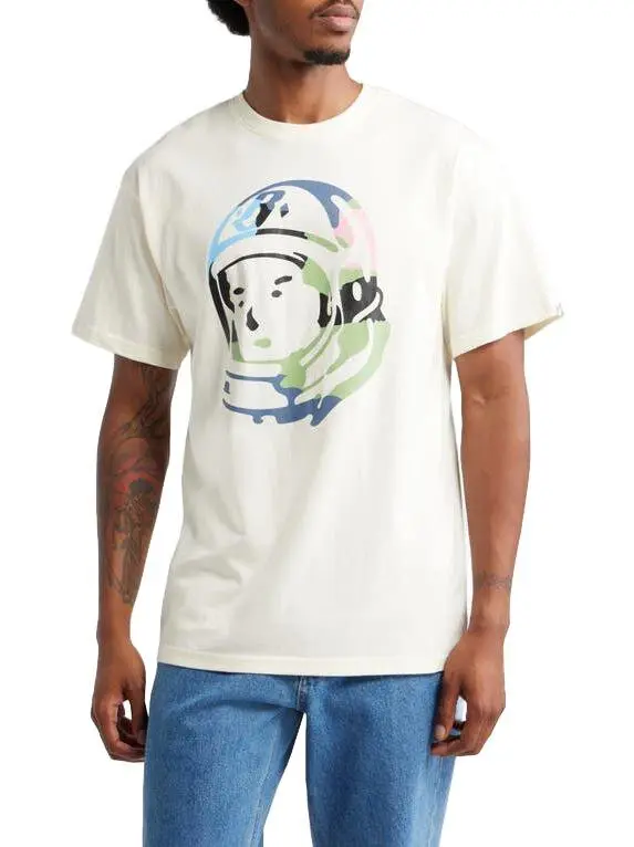 BILLIONAIRE BOYS CLUB Helmet Graphic T-shirt - Winter White