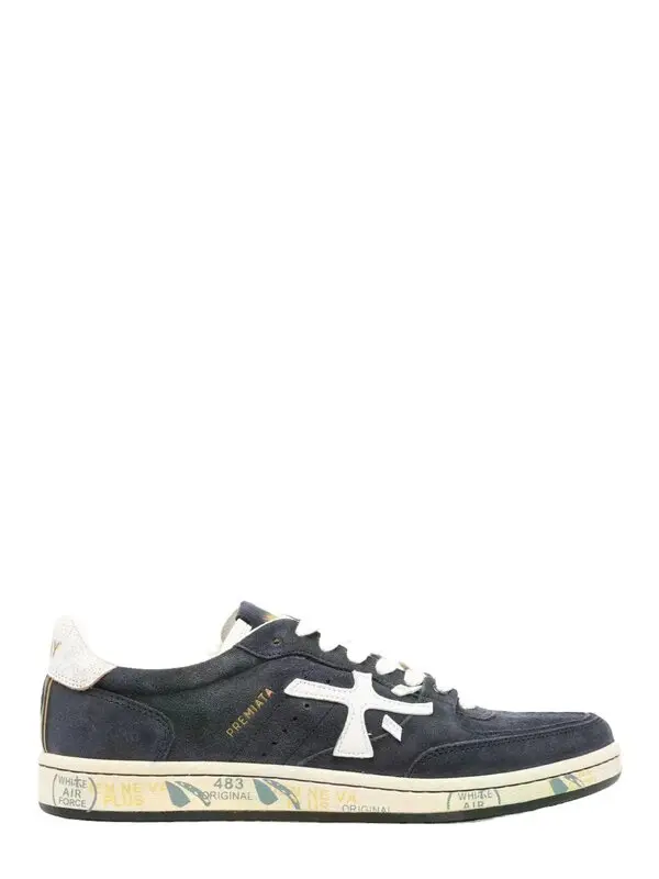 Premiata Suede-leather Sneakers - Black