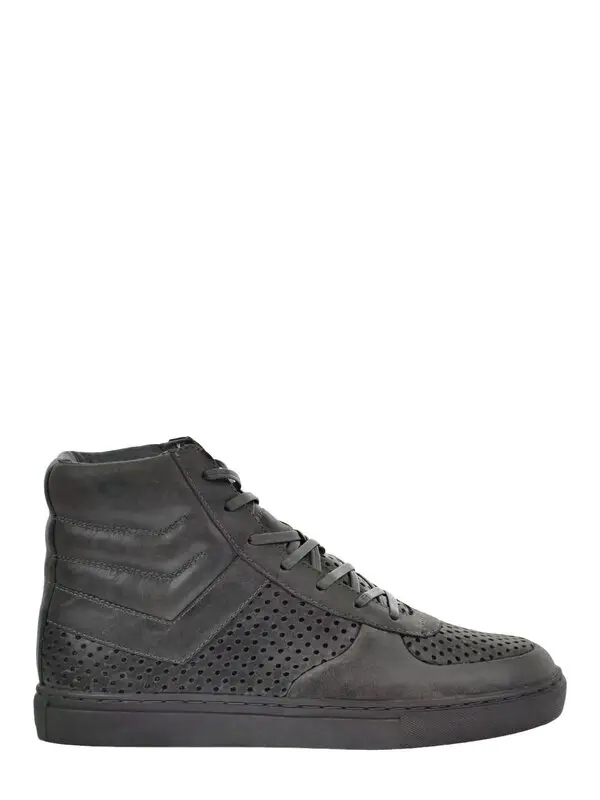 PONY Mercer Leather High-top Sneakers - Grey