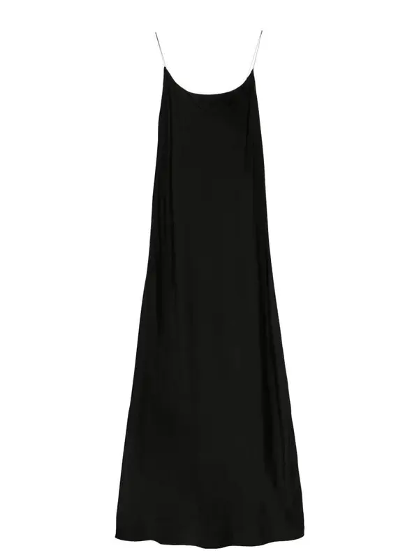 PETAR PETROV Magnolia Spaghetti-strap Midi Dress - Black