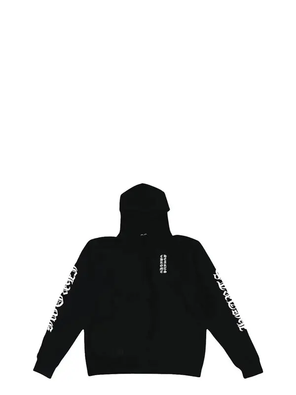Chrome Hearts Vertical Logo Hoodie - Black