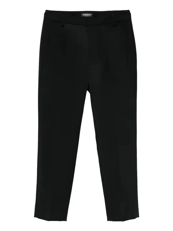 DONDUP Cropped Trousers - Black