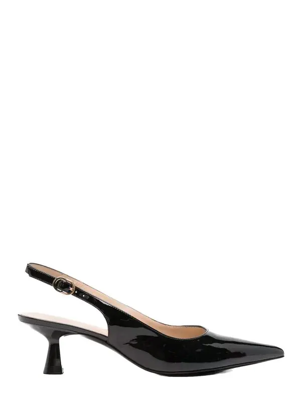 STUART WEITZMAN 50mm Slingback Pointed-toe Pumps - Black