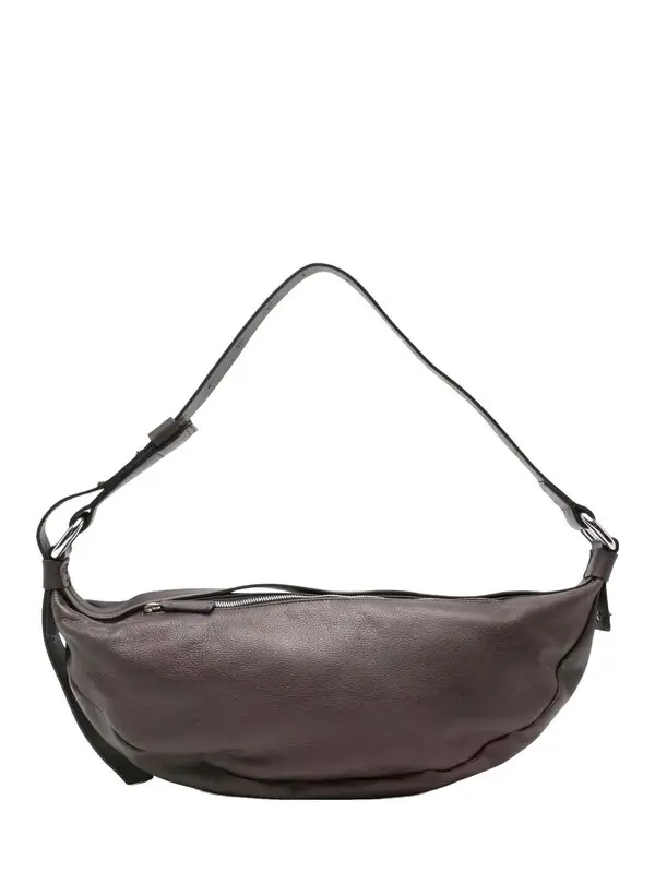 VIC MATIE Abigail Curved Shoulder Bag - Brown