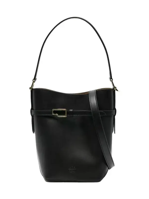 ATP ATELIER Lierna Buckled Shoulder Bag - Black