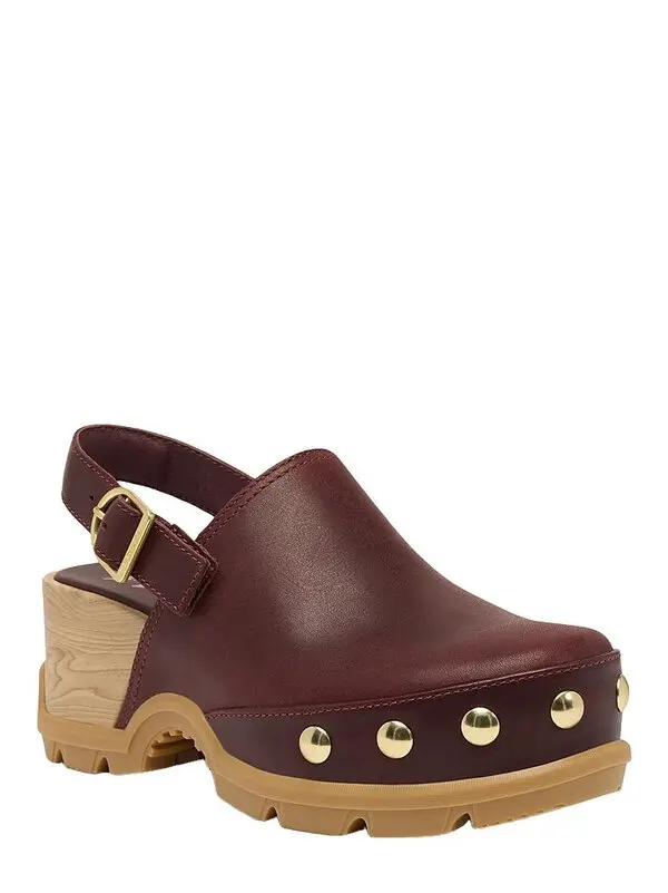Sorel Roam'n Clog Rvt Studded Clogs - Redwood