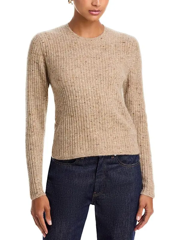 Co Wool-blend Crewneck Knit Sweater - Antelope