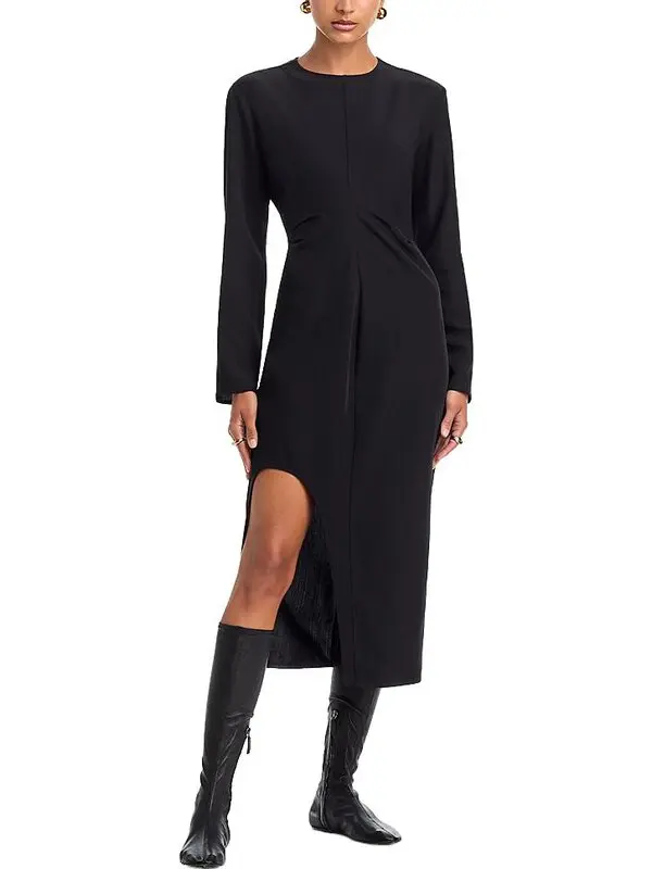 Co Keyhole Dress - Black