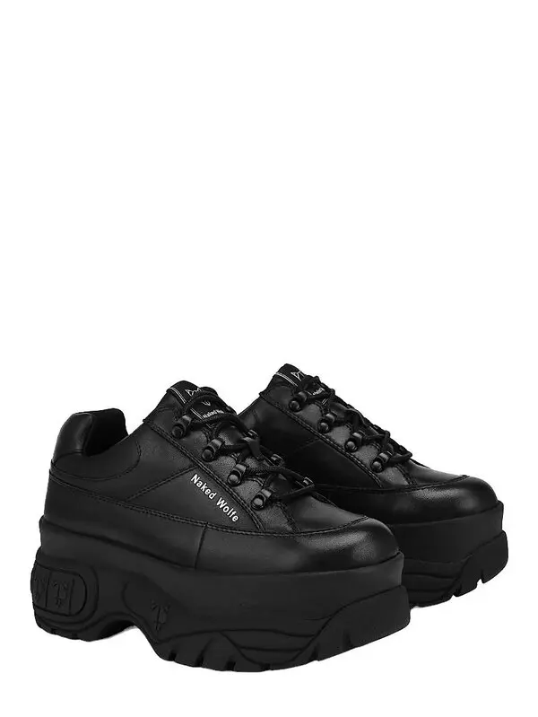 NAKED WOLFE Sporty Platform Sneakers - Black