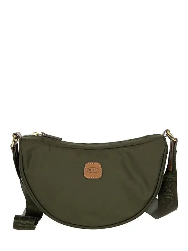 Bric'S X-travel Mini Halfmoon Bag - Olive