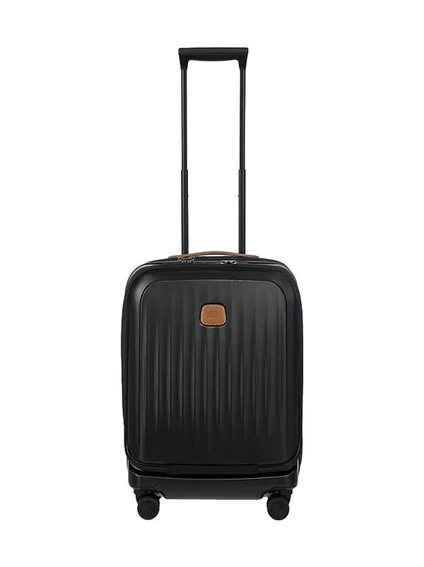 Bric'S Taormina 21-inch Expandable Pocket Spinner Suitcase - Black