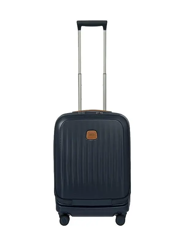 Bric'S Taormina 21-inch Expandable Pocket Spinner Suitcase - Blue