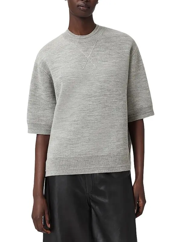 ALLSAINTS Nika Tee - Grey Marl