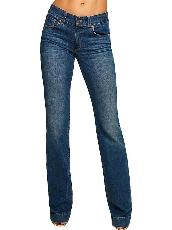 Ramy Brook Kyle Low Rise Flare Jeans - Medium Wash